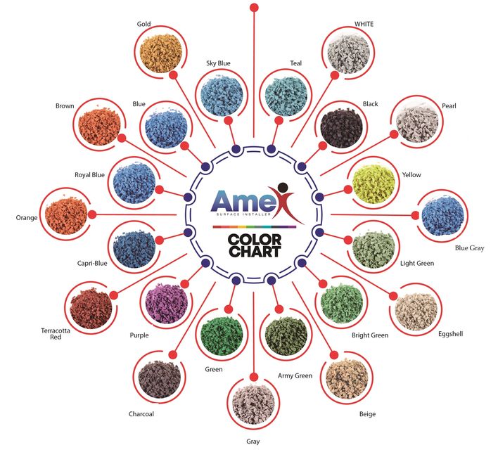 #COLOR CHART | Amex Surfaces Installer