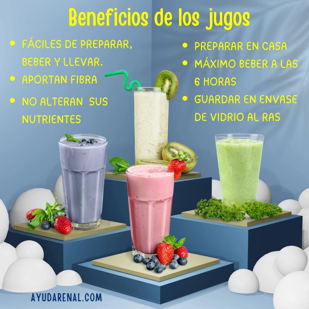 Beneficios de los jugos