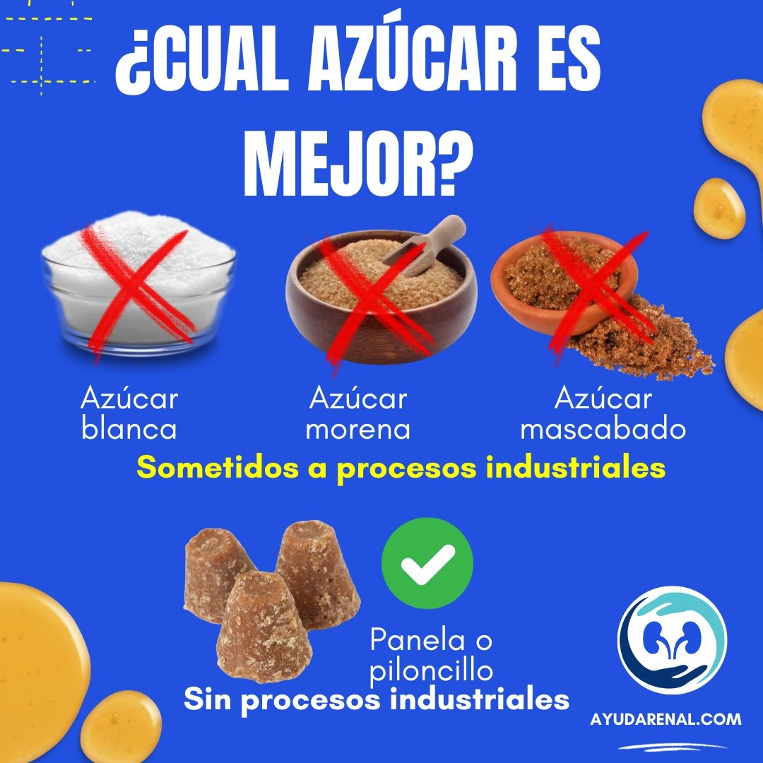 ¿Cuál azúcar es mejor?