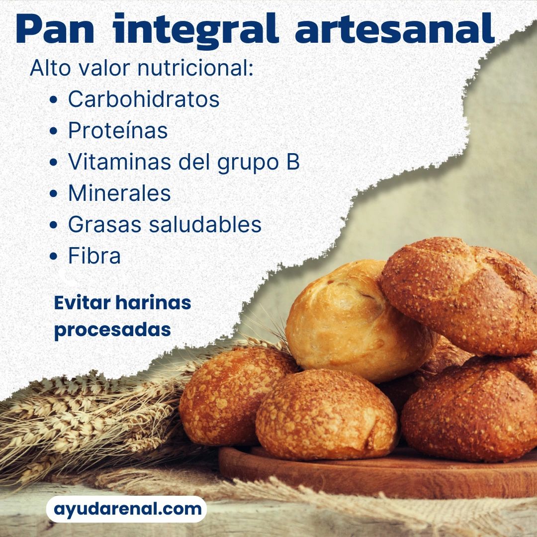 Pan integral artesanal