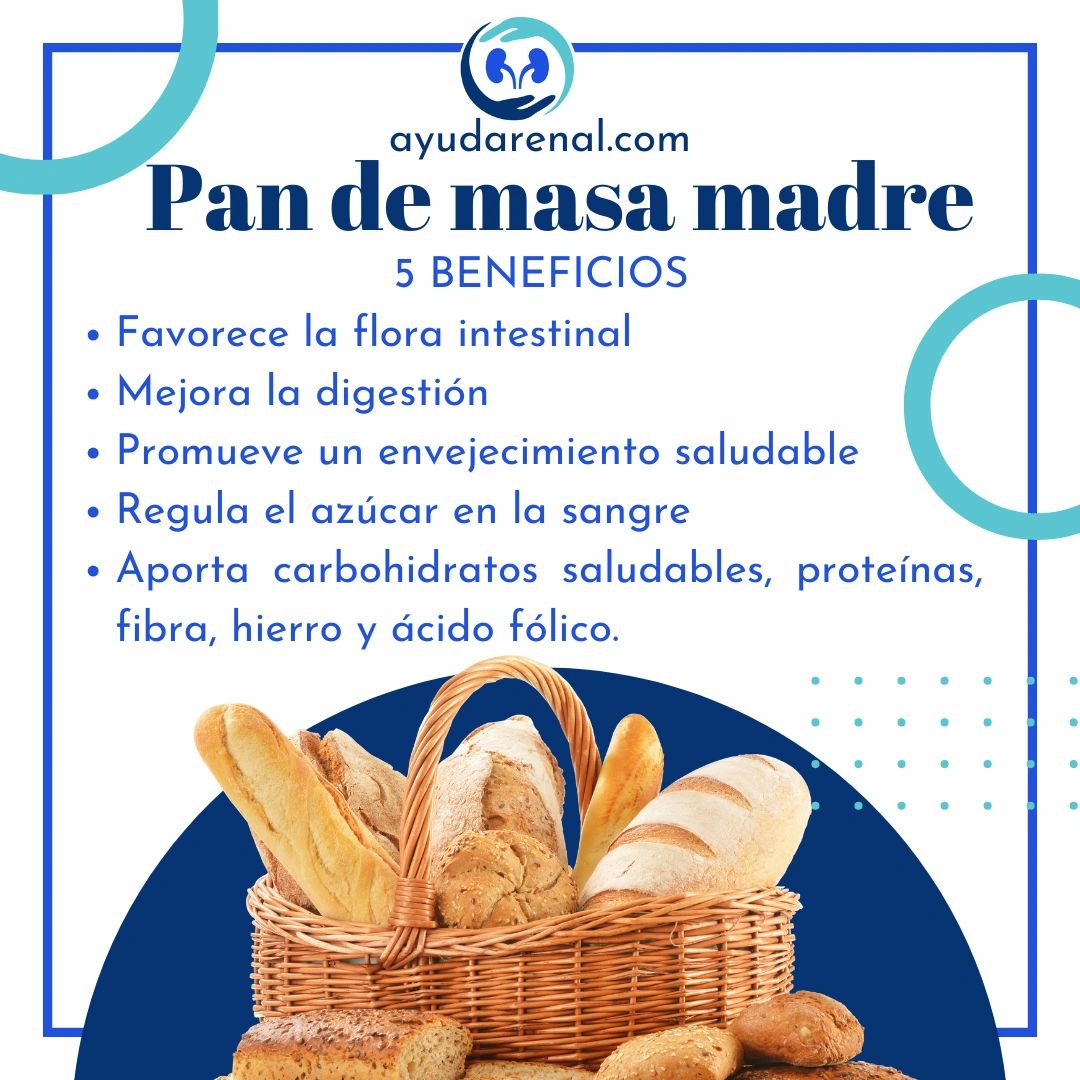 5 Beneficios de pan de masa madre