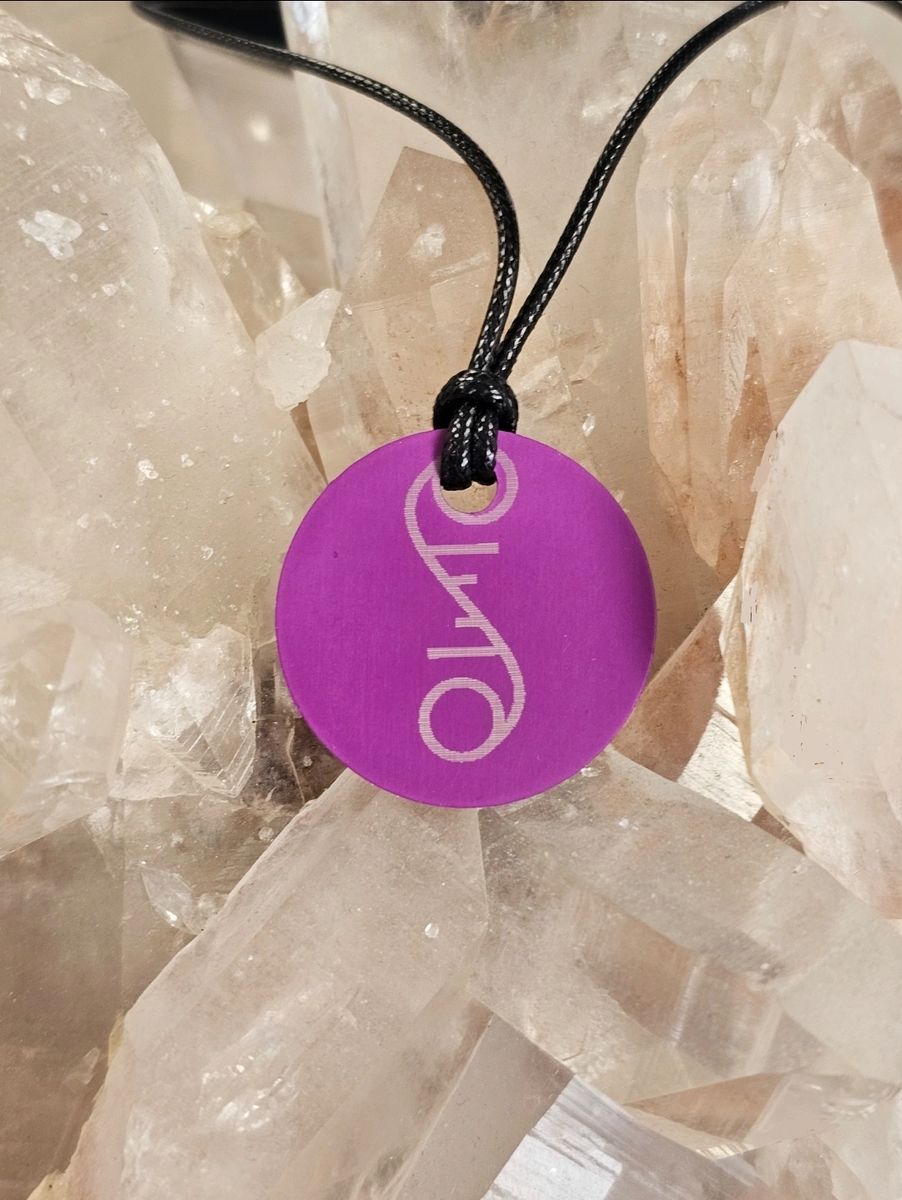 Purple disc - Pendant