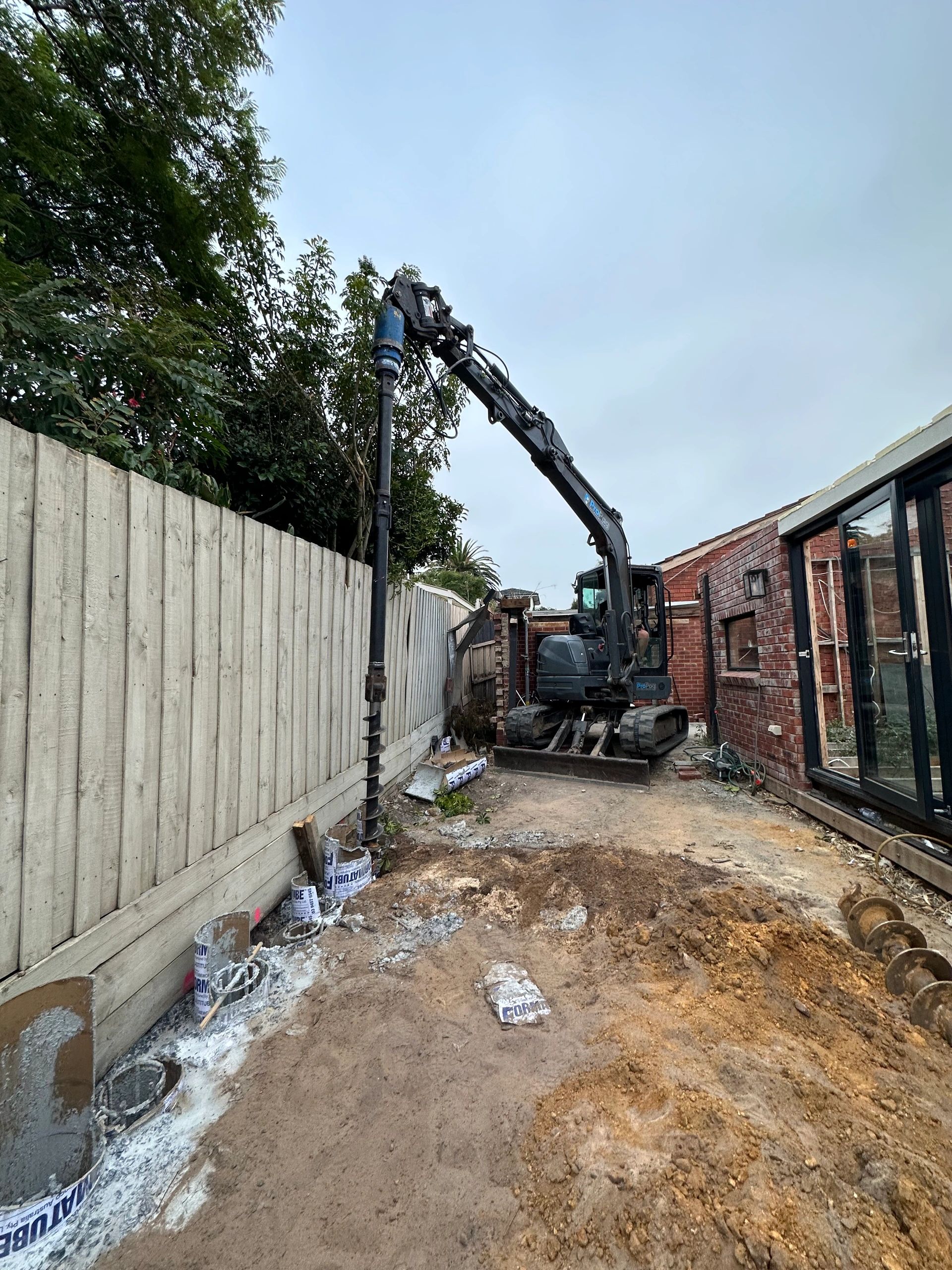 Bored Piers: Navigating the Depths with Auger Excavation