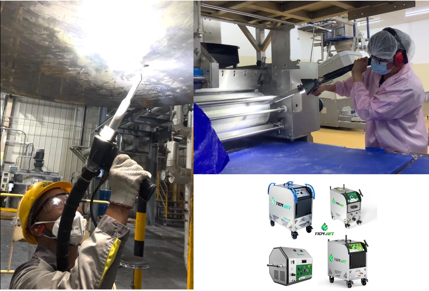 Dry Ice Blasting Machines - Tidy Jet Dry Ice Machines