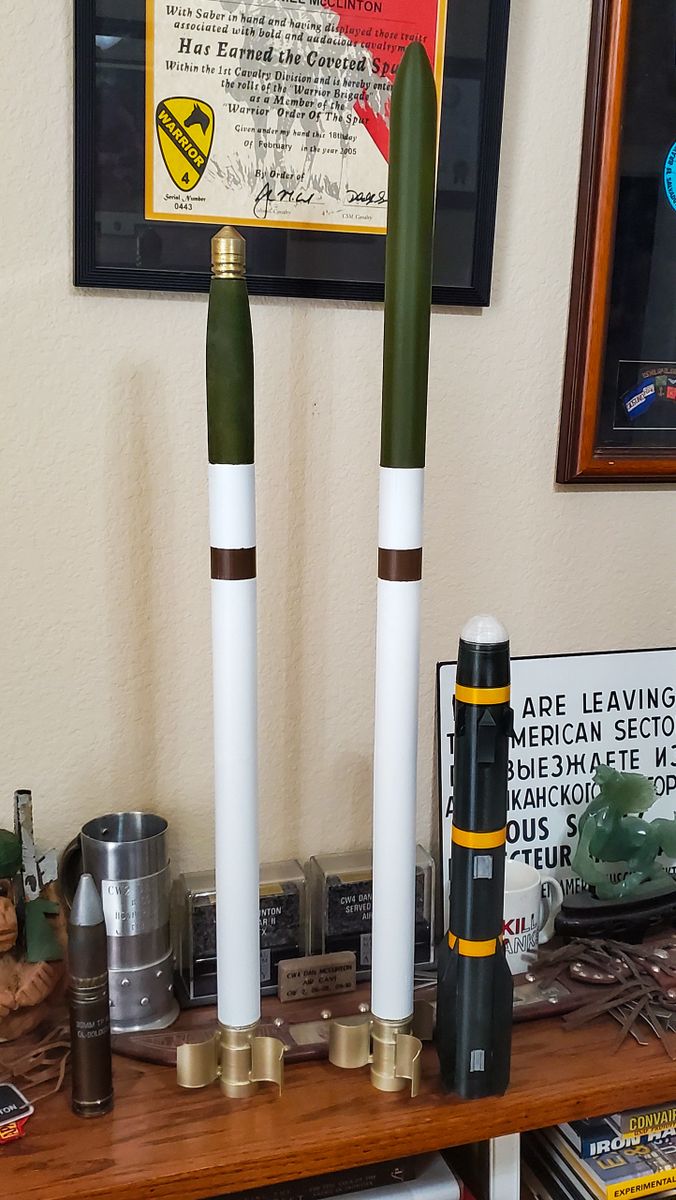 1/2 scale 2.75 inch (70mm) rocket