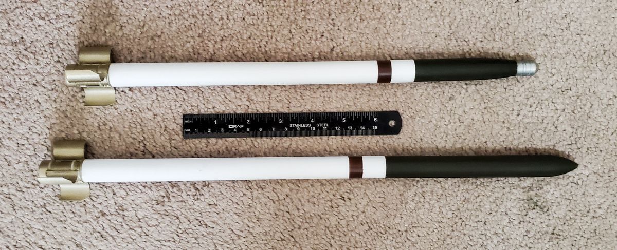 1/4 Scale 70mm Rocket Model