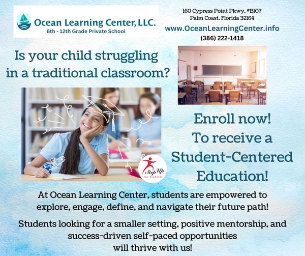 Personalized Education at Ocean Learning Center