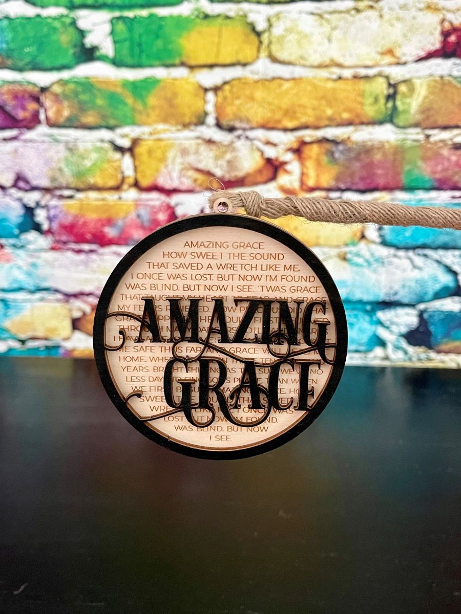 Amazing Grace Ornament