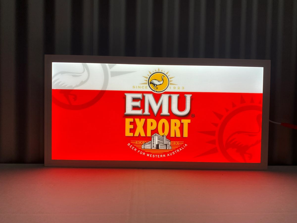 EMU EXPORT 600 X 300 M LED FLAT PANEL LIGHT SIGN