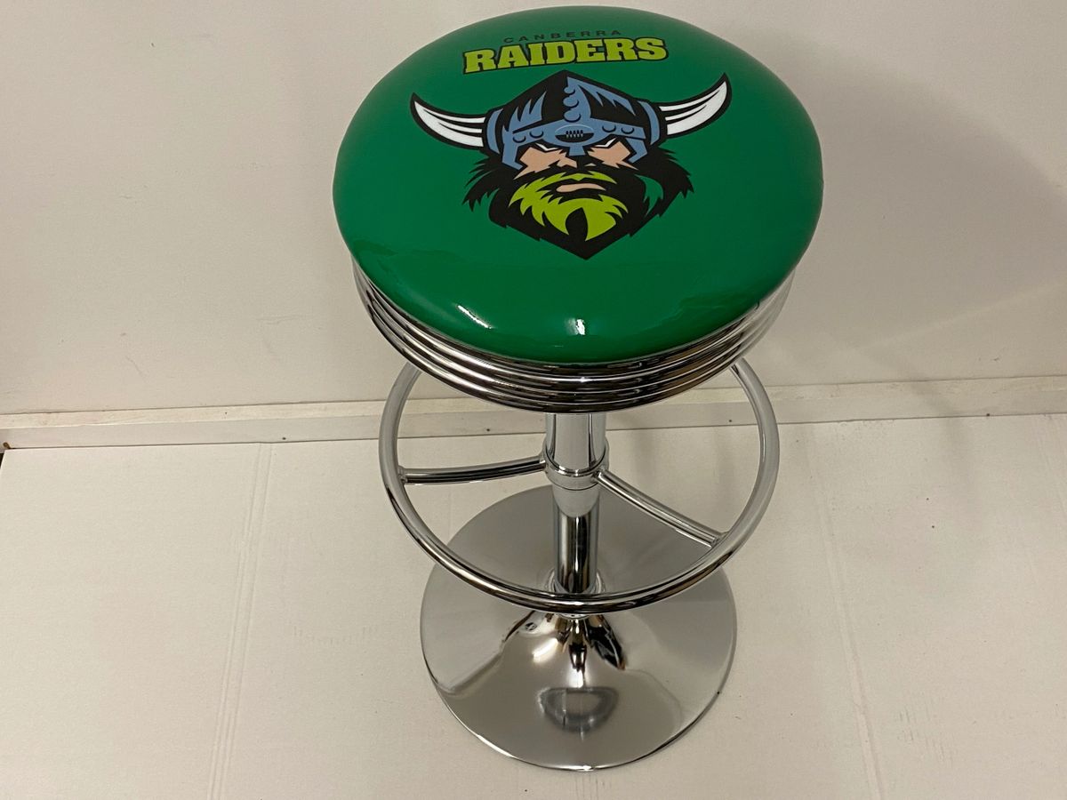 CANBERRA RAIDERS PREMIUM BAR STOOL