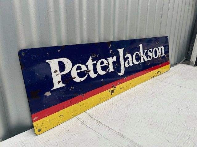 PETER JACKSON 800 MM X 200 MM METAL SIGN