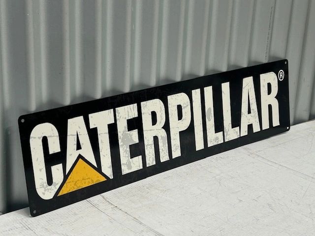 CATERPILLAR 800 MM X 200 MM METAL SIGN