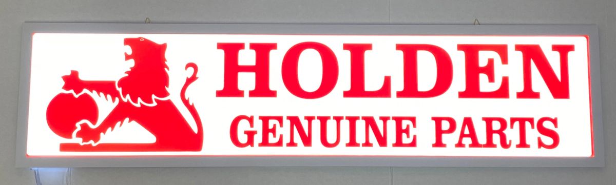 HOLDEN GENUINE PARTS HUGE LED FLAT PANEL SIGN