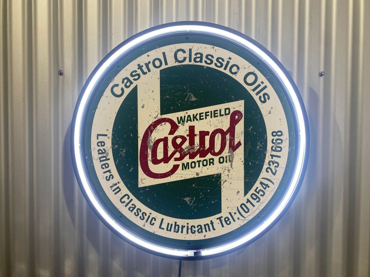 CASTROL MOTOR OIL NEON SIGN