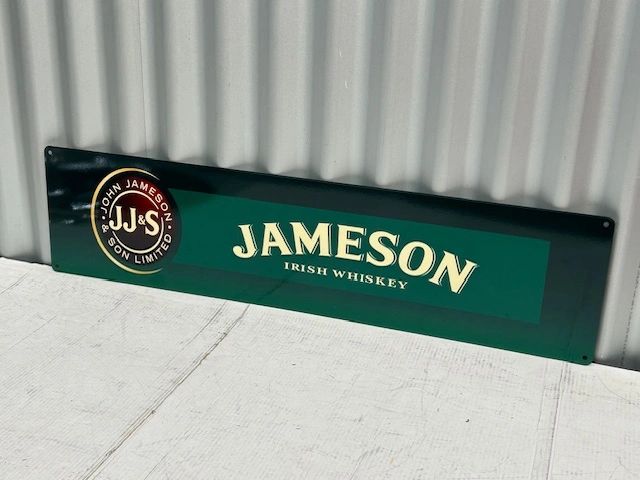 JAMESON IRISH WHISKEY 800 MM X 200 MM METAL SIGN