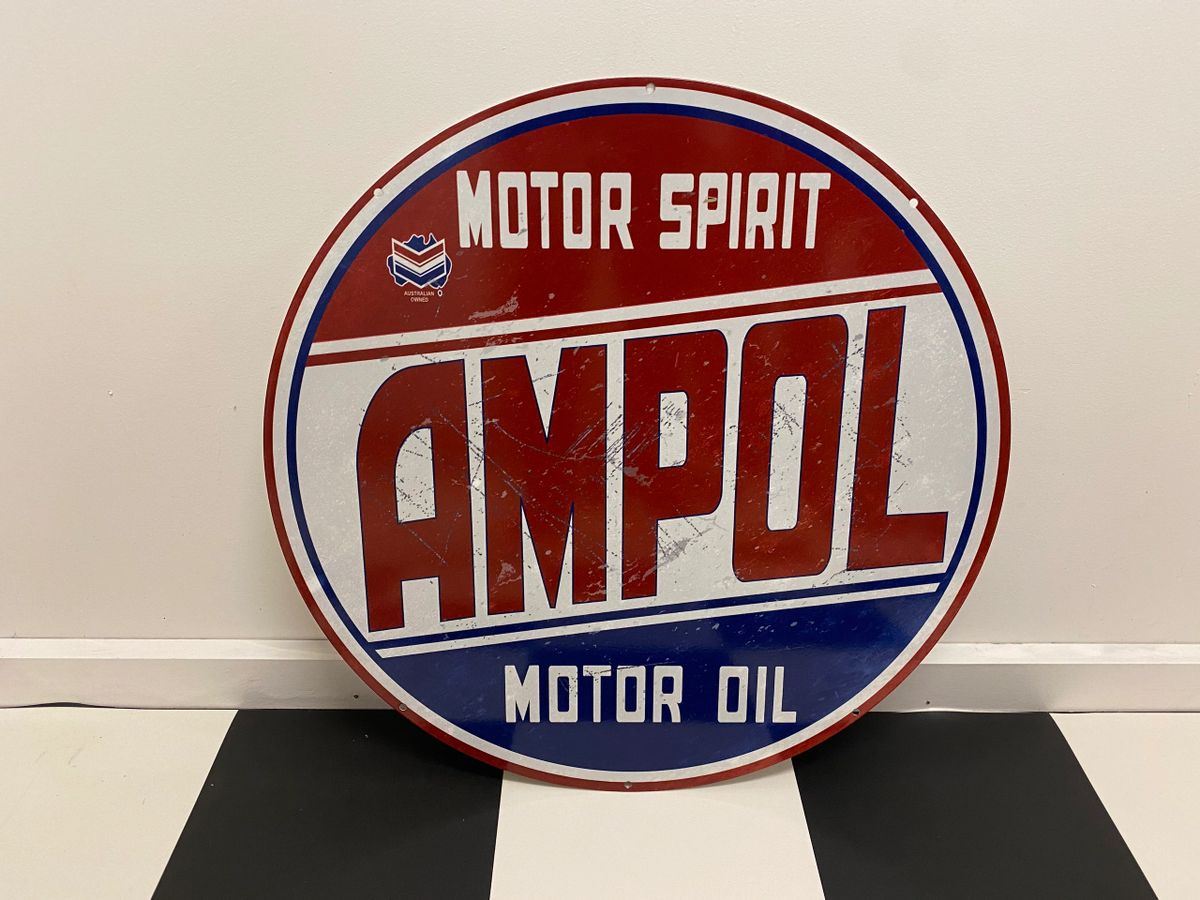 AMPOL 560MM ROUND SIGN