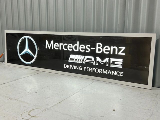 AMG MERCEDES BENZ 1200MM X 300MM LARGE FLAT HANGING LIGHT 240 VOLT