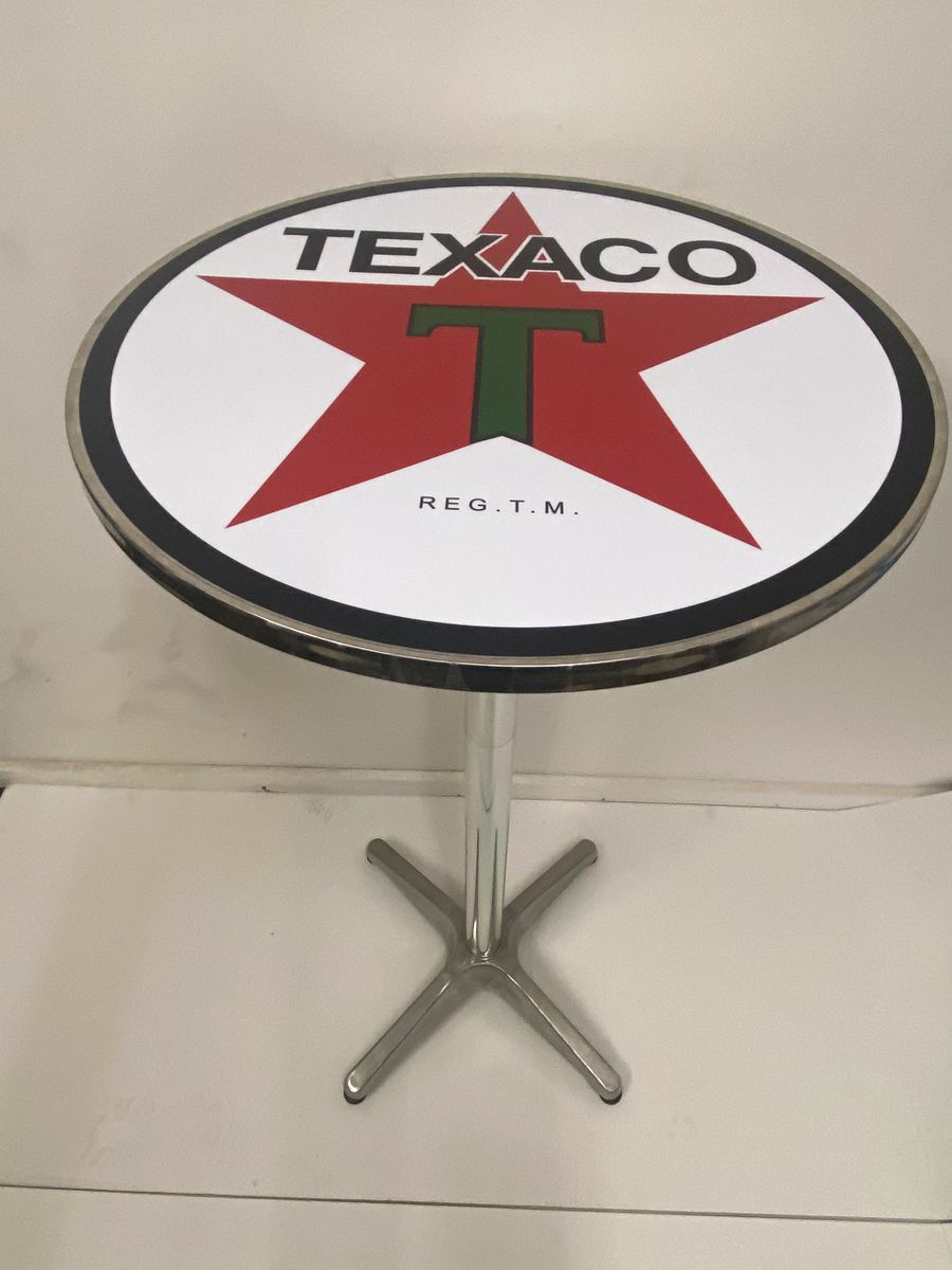 TEXACO BAR TABLE ADJUSTABLE HEIGHT 70 CM - 110 CM