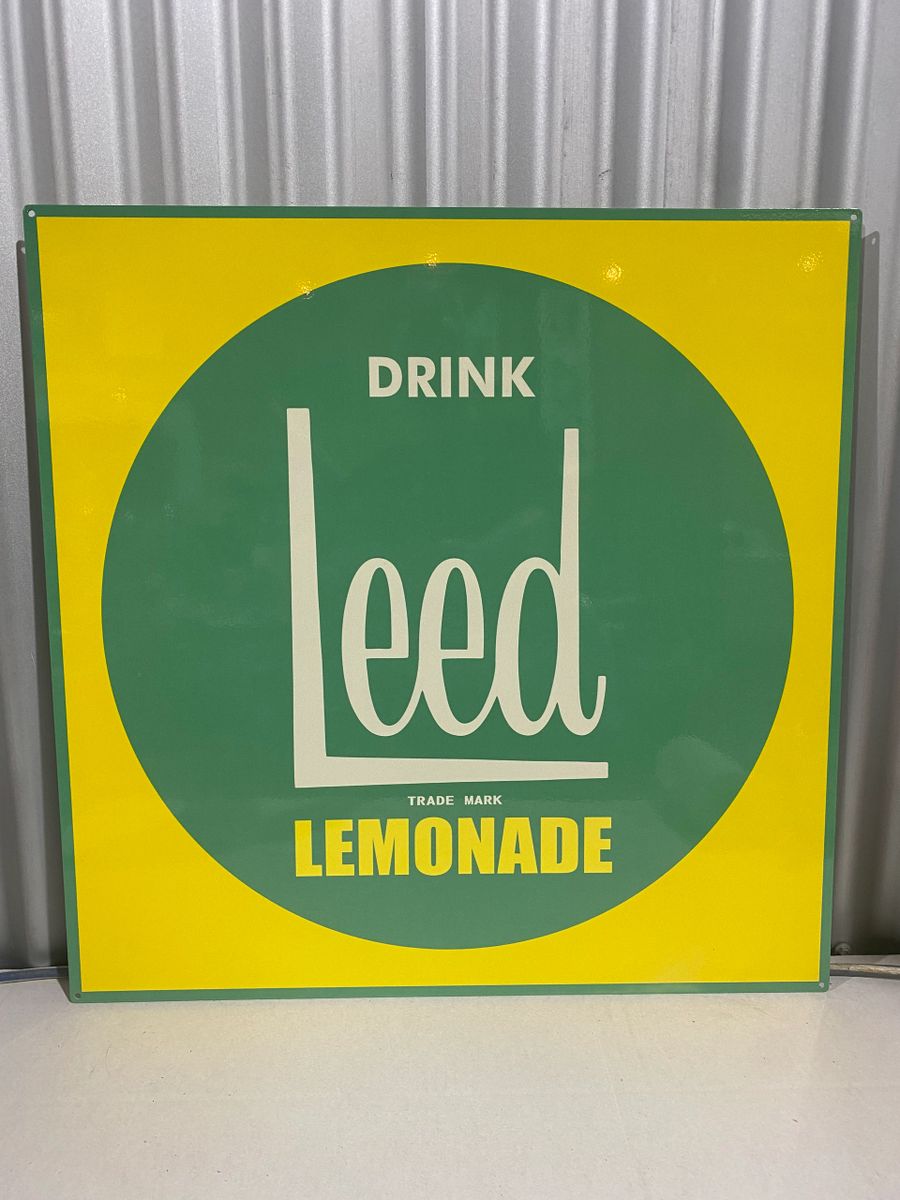 LEED LEMONADE 600 MM X 600 MM METAL SIGN