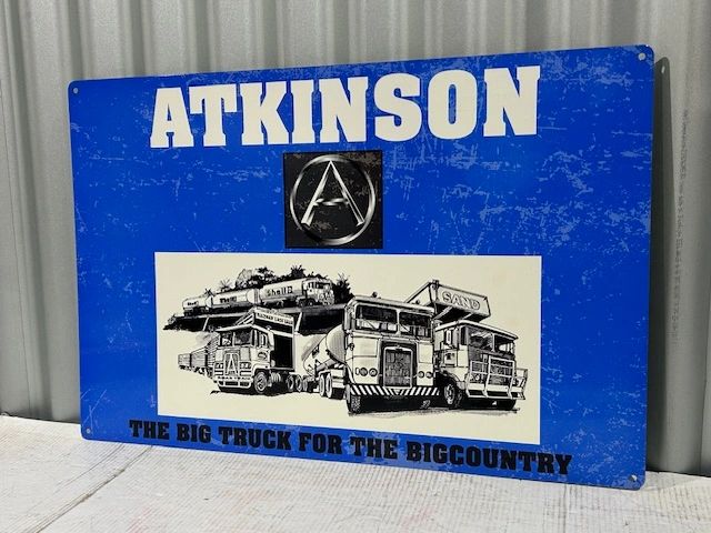 INTERNATION ATKINSON TRUCKS 600 X 400 MM METAL SIGN