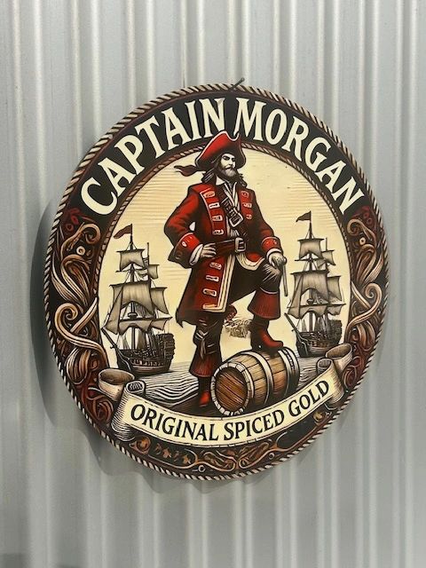 CAPTAIN MORGAN 560 MM METAL SIGN