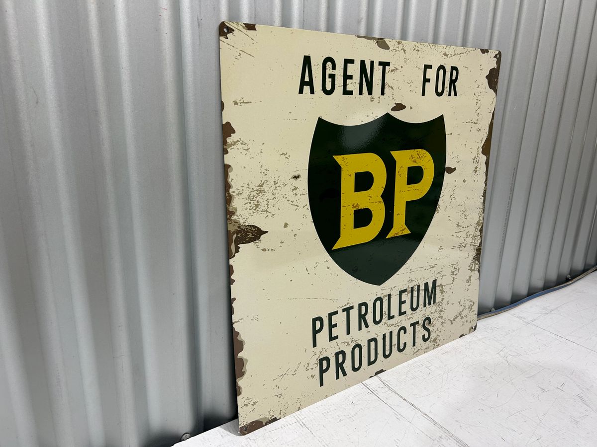 BP AGENT 580 MM X 580 MM METAL SIGN AVAIL IN OTHER SIZES