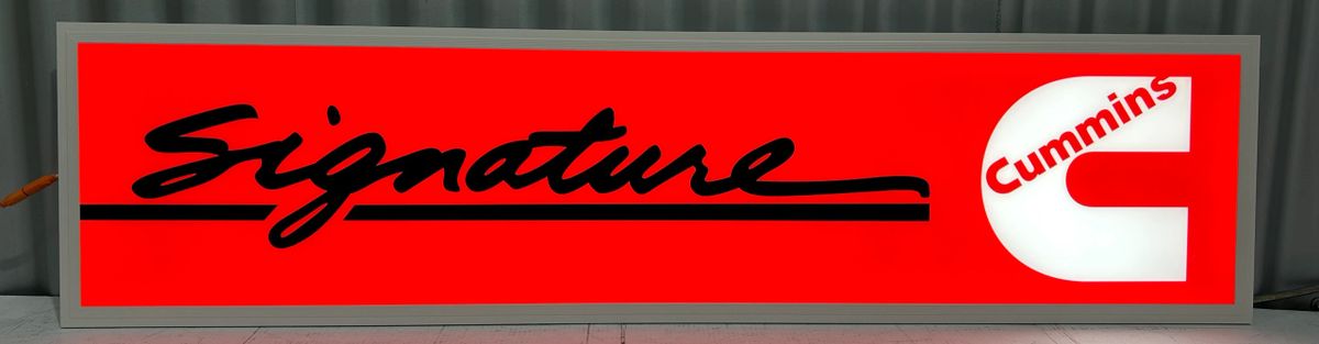 CUMMINS SIGNATURE LED WALL HANGING LIGHT 1200 MM X 300 MM 240 VOLT