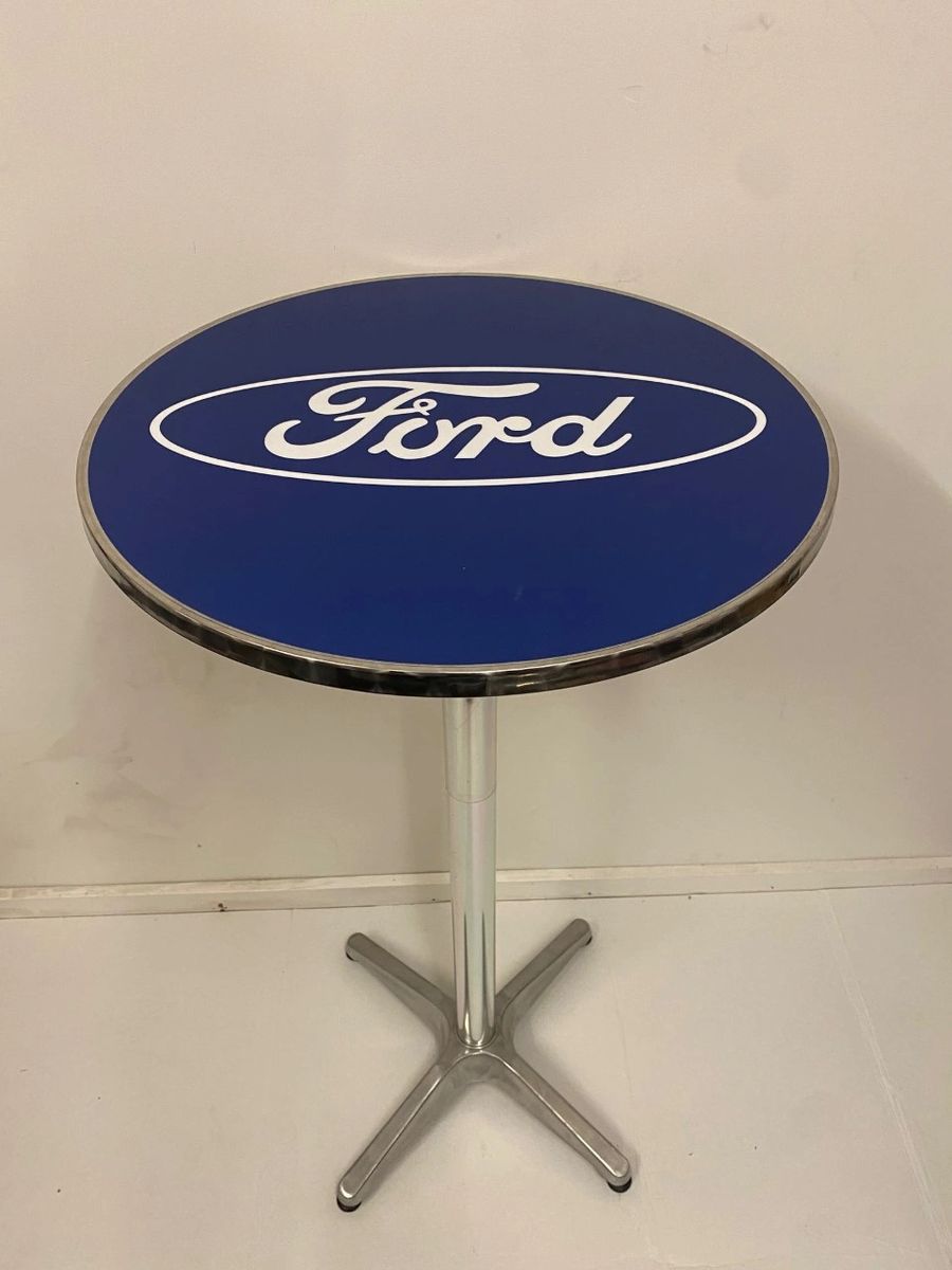 FORD OVAL BAR TABLE ADJUSTABLE HEIGHT 70 CM - 110 CM