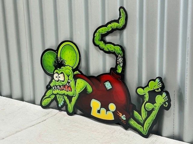 RAT FINK PREMIUM QUALITY METAL SIGN 600 MM X 400 MM APPROX