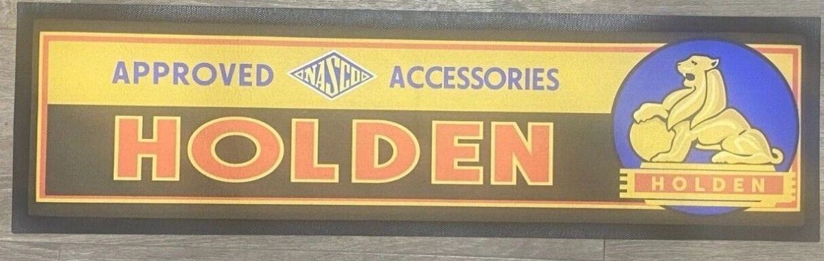 HOLDEN NASCO PREMIUM RUBBER BACKED BAR RUNNER 880 MM X 250 MM