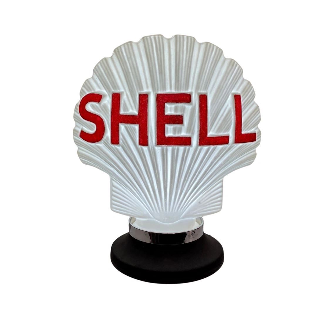 SHELL BOWSER TOP WHITE CLAM GLOBE & LIGHT UP BASE