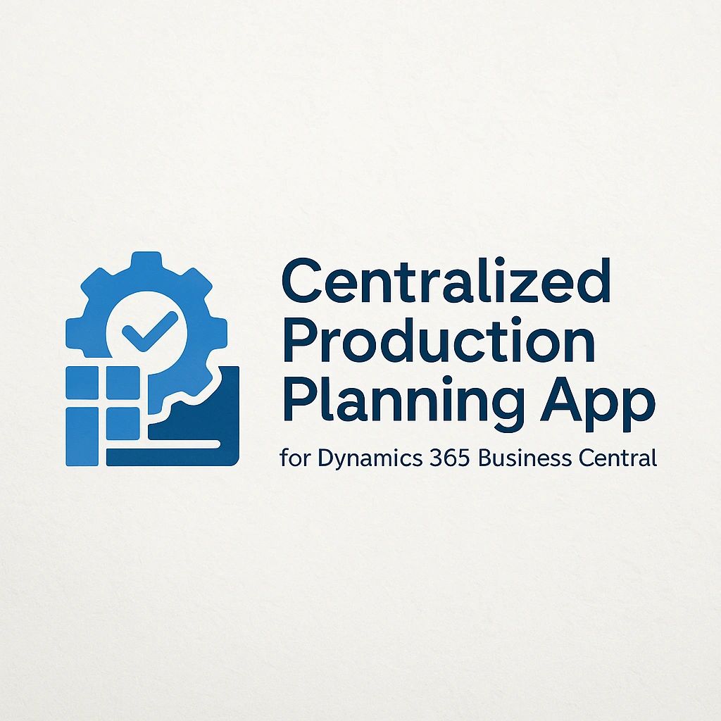 Production Planning App for Dynamics 365 Business Central