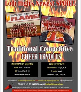 Lodi Jr. Flames - Football, Cheer