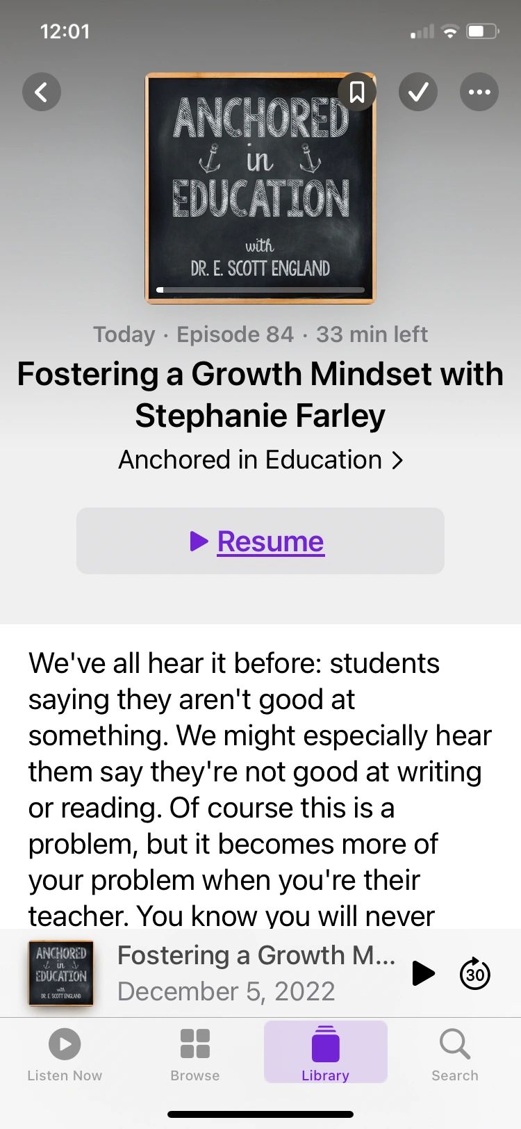 Anchored in Education Podcast