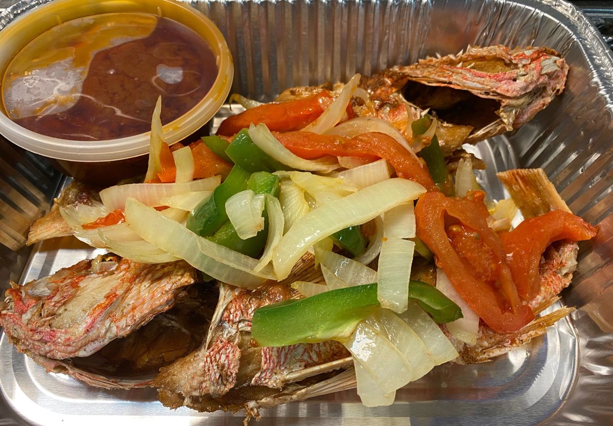 GRILLED WHOLE SNAPPER