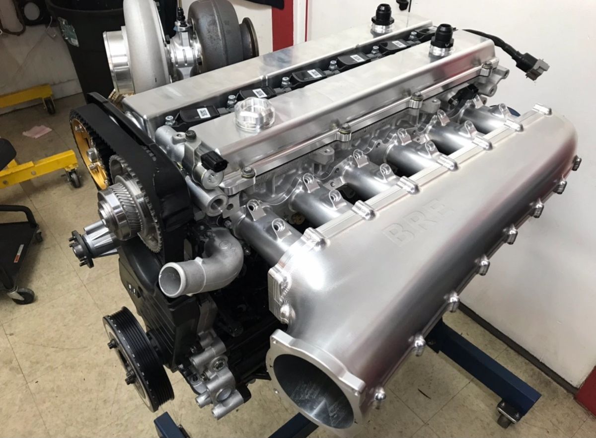 BRE Full Billet Street Sweeper 12 Injector Intake