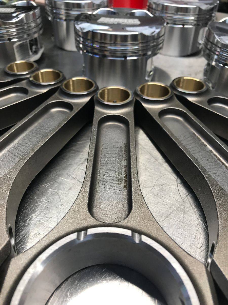 Brangers Racing Billet HDX I-Beam Connecting Rods ARP 2000 Lexus Toyota ...