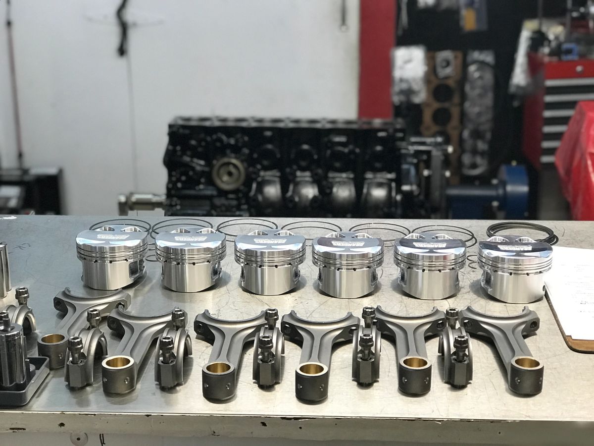 2JZ Billet HDX X-Beam Connecting Rods/Diamond Piston Combo Choose Bore Size