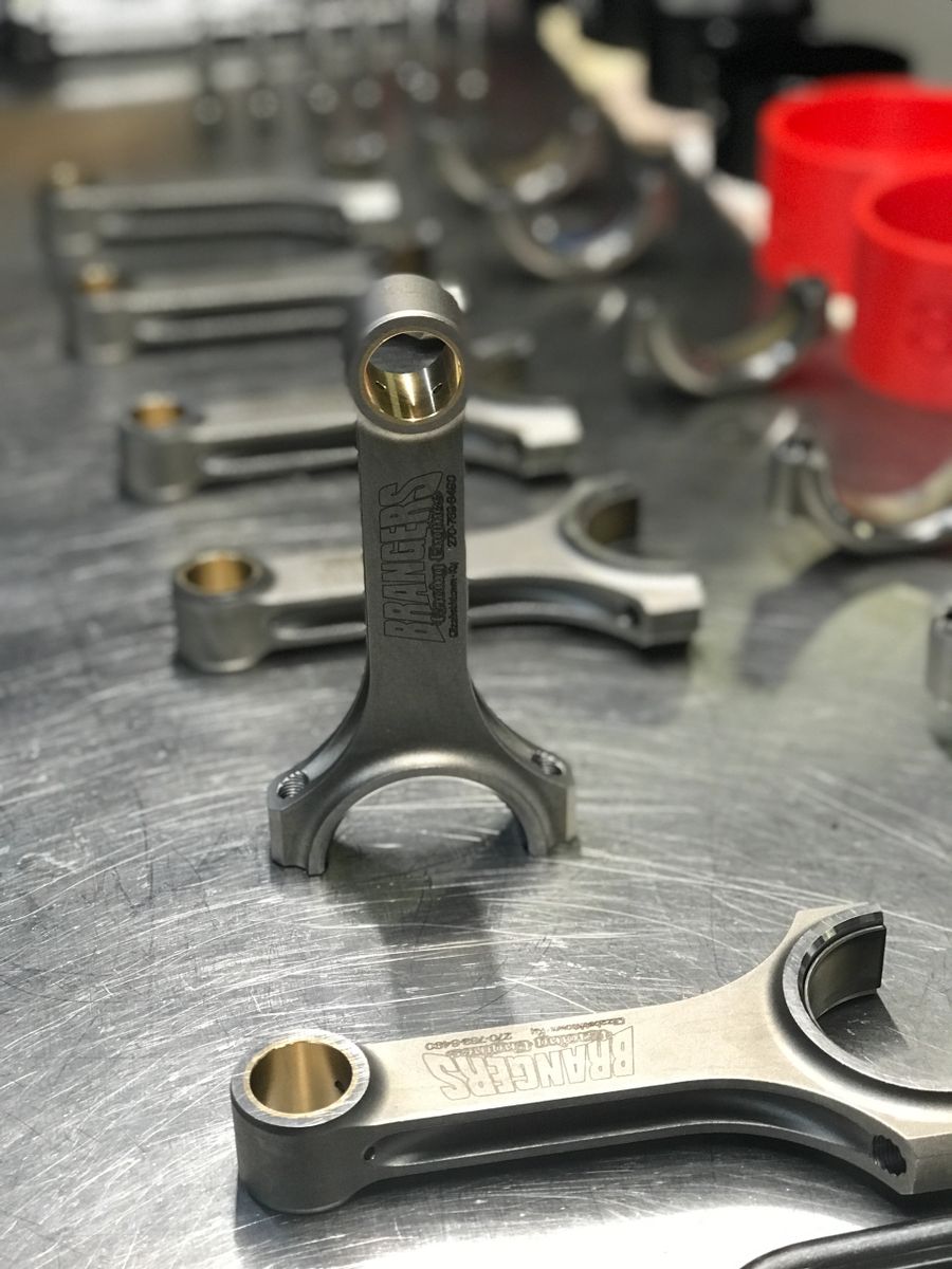 Brangers Racing Billet HDX H-Beam Connecting Rods ARP 2000 Lexus Toyota ...