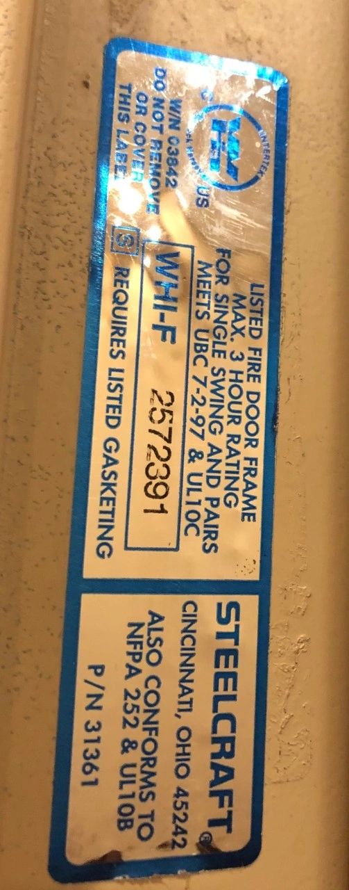 Don't Paint Over Fire Labels