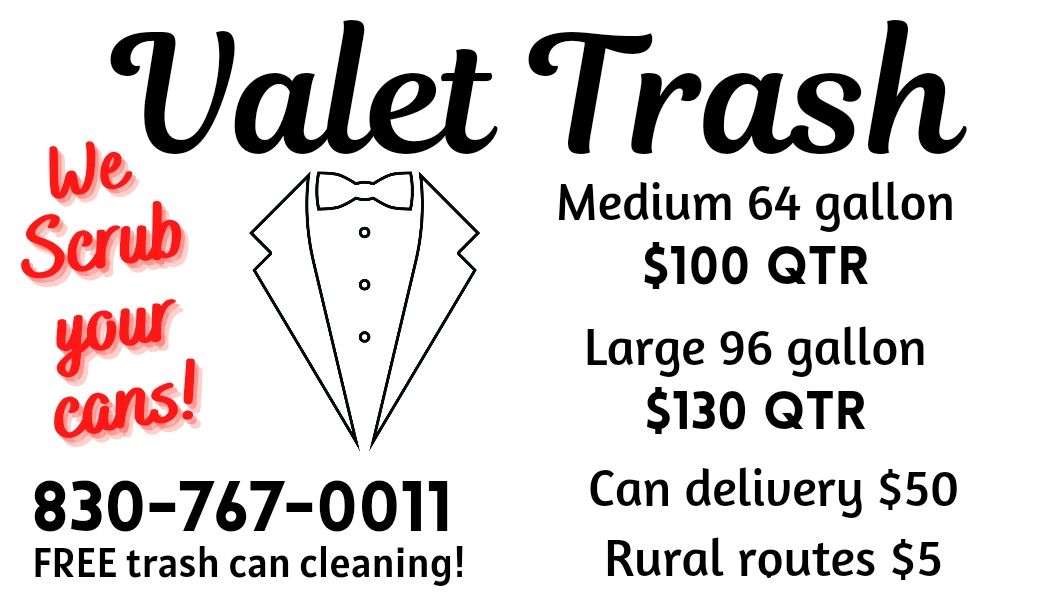 Valet Trash Bandera