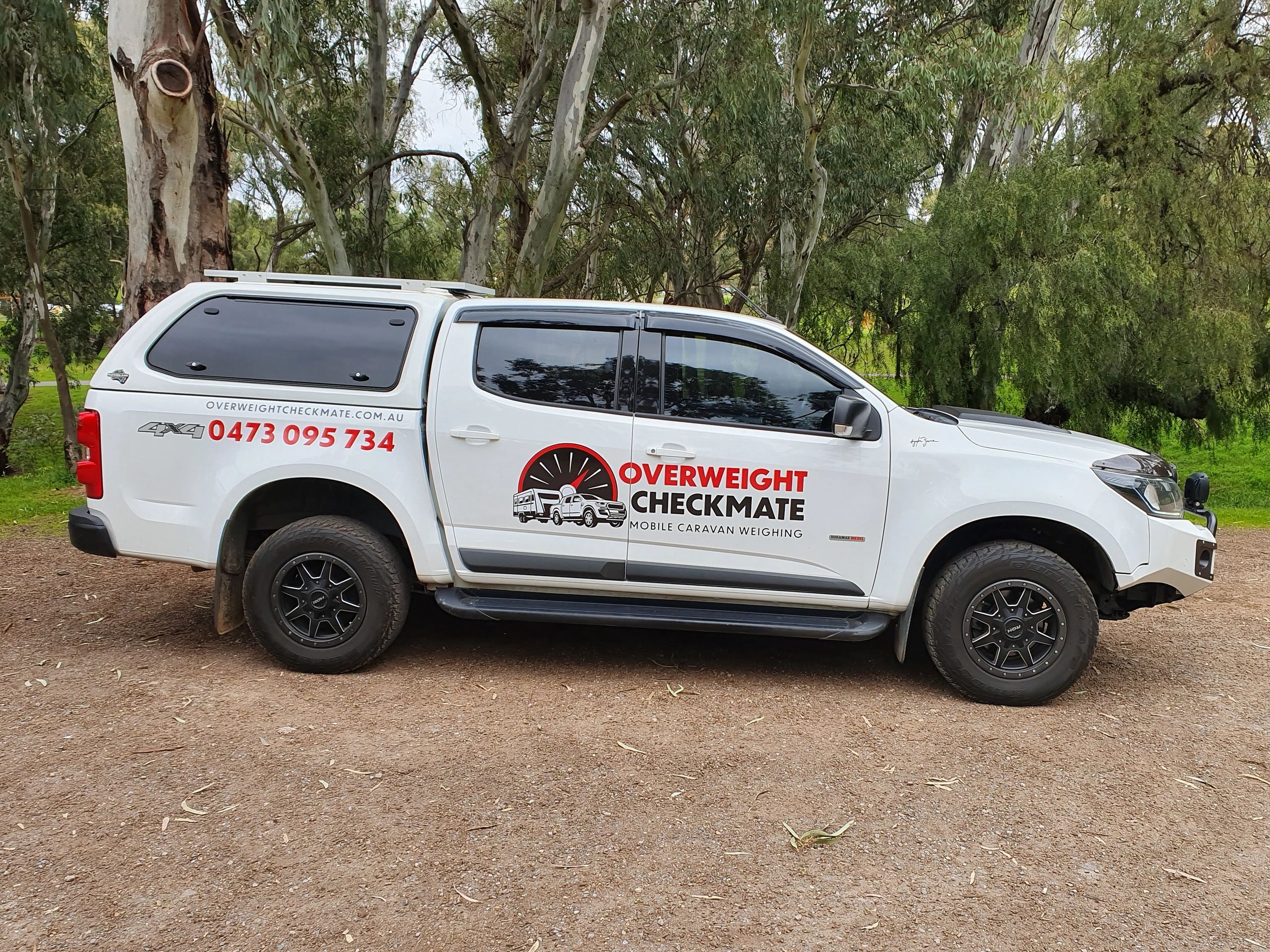 Mobile Caravan Weighing Adelaide - Overweight Checkmate
