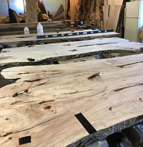 Bookmatched Table Slabs | Live Edge Wood Slabs
