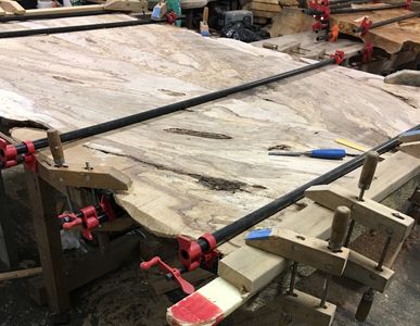Bookmatched Table Slabs | Live Edge Wood Slabs