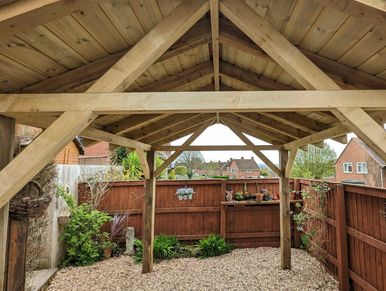 High Quality Bespoke Gazebo Builders Dorset | Timber & Black