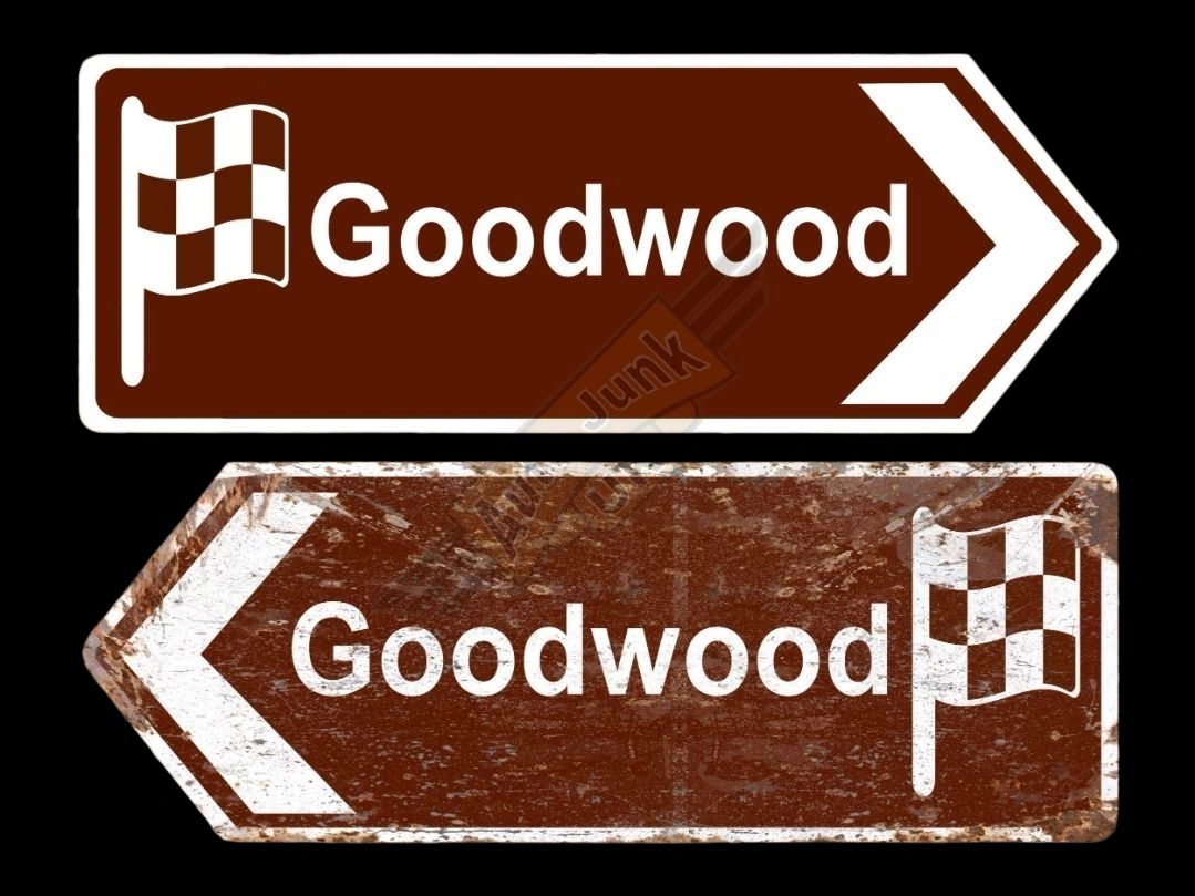 Metal Track Sign - Goodwood