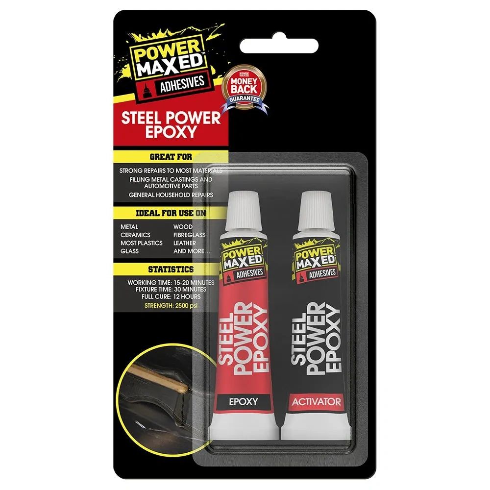 Power Maxed Steel Power Twin Tube Epoxy 28g