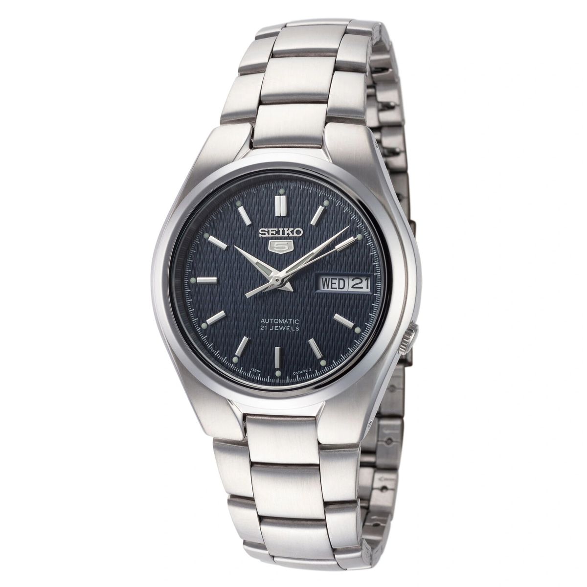 Seiko Series 5 38MM Automatic Silver Stainless Steel Band Watch