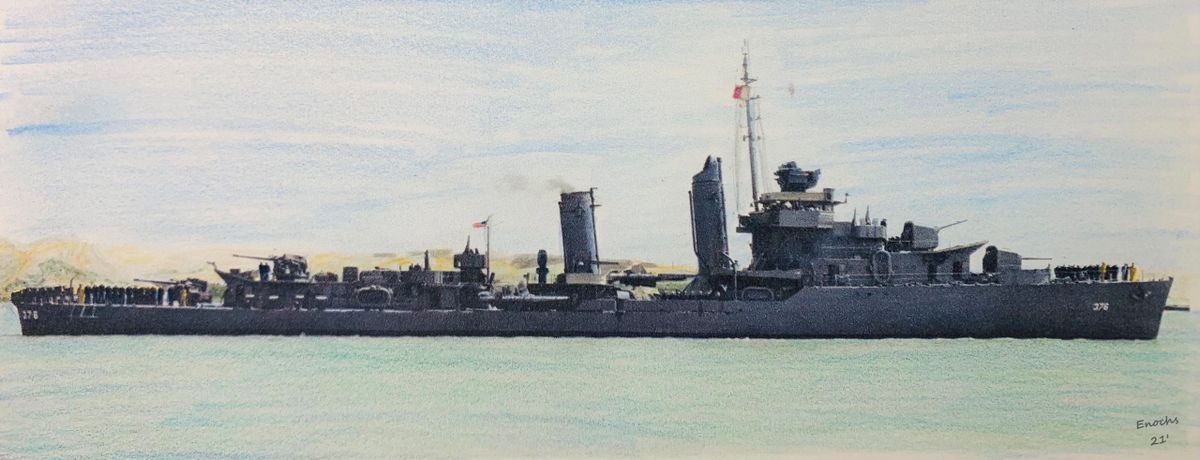 1/700 Mahan Class "USS Cushing" Waterline Hull