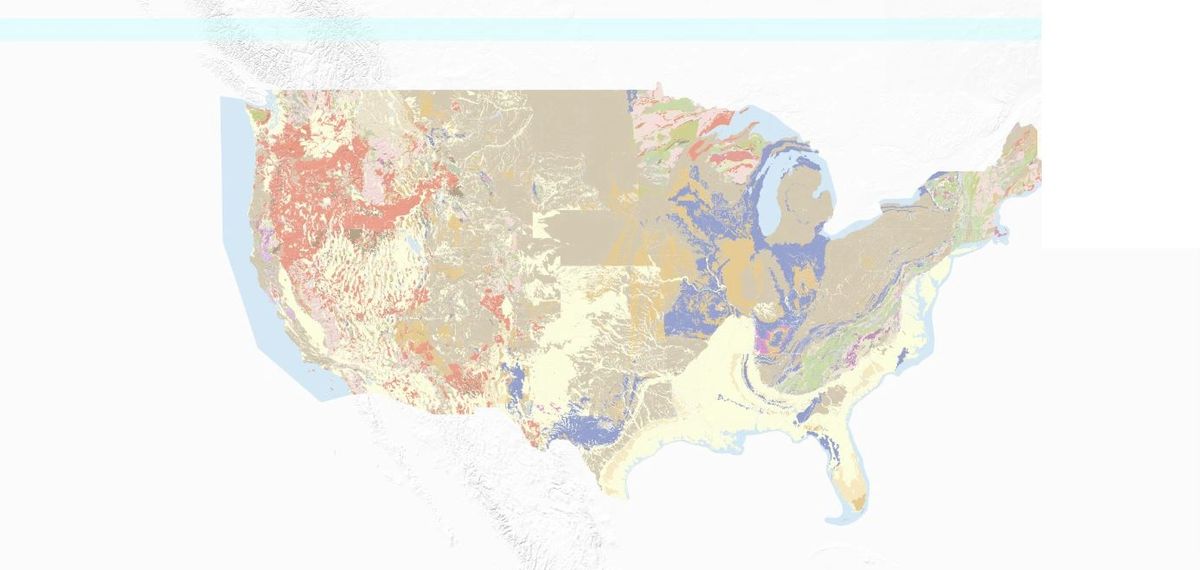 Google Earth KMZ Geologic Map By State
